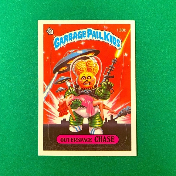 Topps | Toys | 986 Topps Garbage Pail Kids 4th Series Outerspace Chase ...